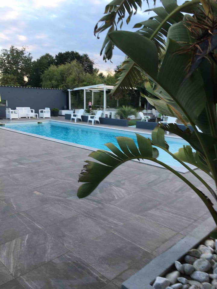 Petite Résidence Avec Grande Piscine - Ghisonaccia