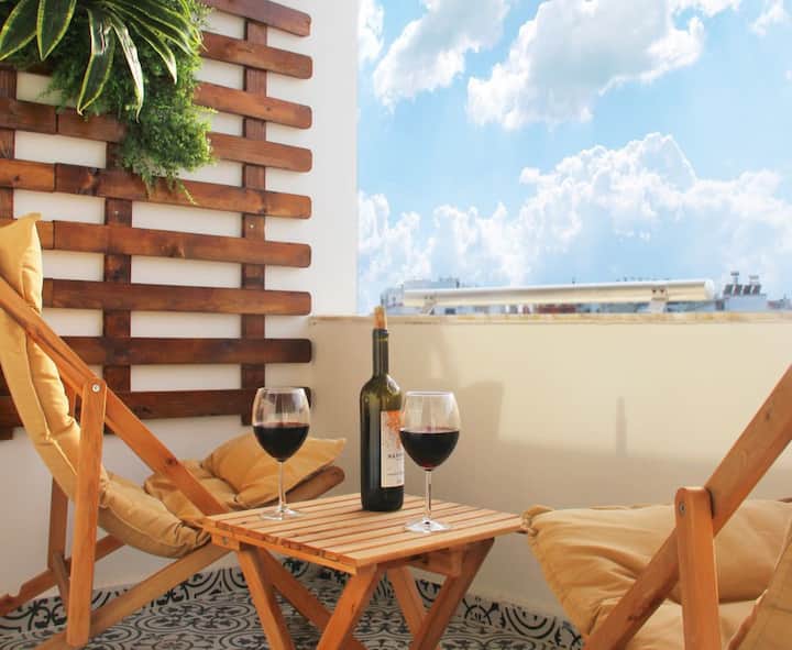 3 Min. To Old Town, Cozy Studio With Nice Balcony - Antalya