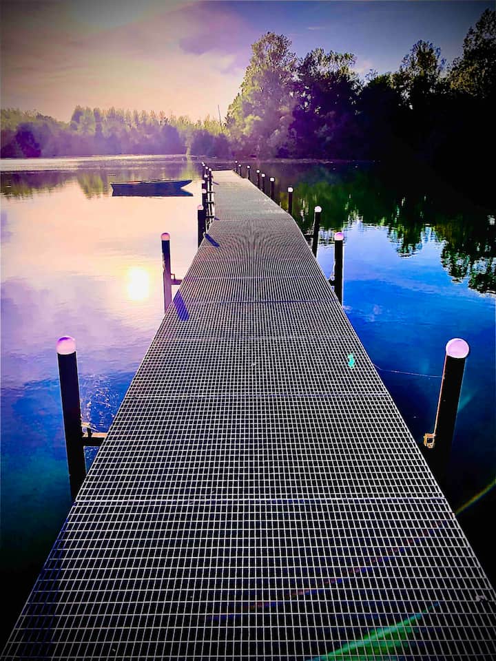 Propriété, Lac, Plages Privées Idf 77 Proche Paris - Département Seine-et-Marne