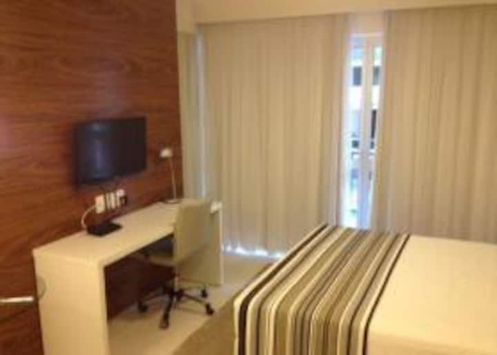 Flat Shn No Coração De Bsb (Wifi 125mb, Tv A Cabo) - Brasília