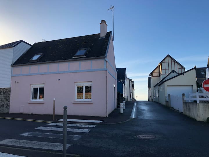 La Maison Rose De La Plage - Agon-Coutainville