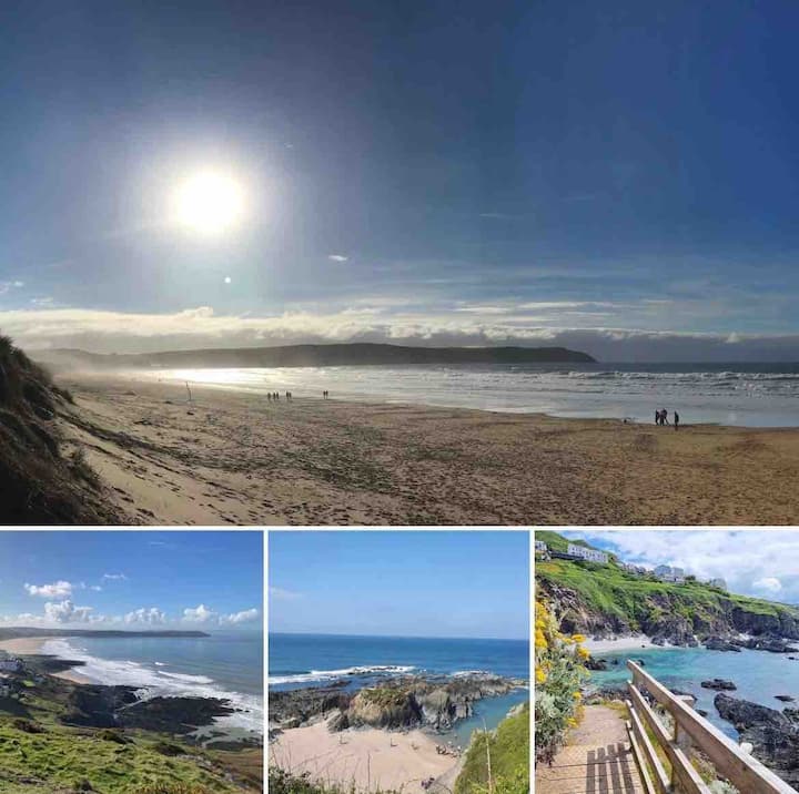 Beachside Dog-friendly 3br With Sea & Nature Views - Woolacombe