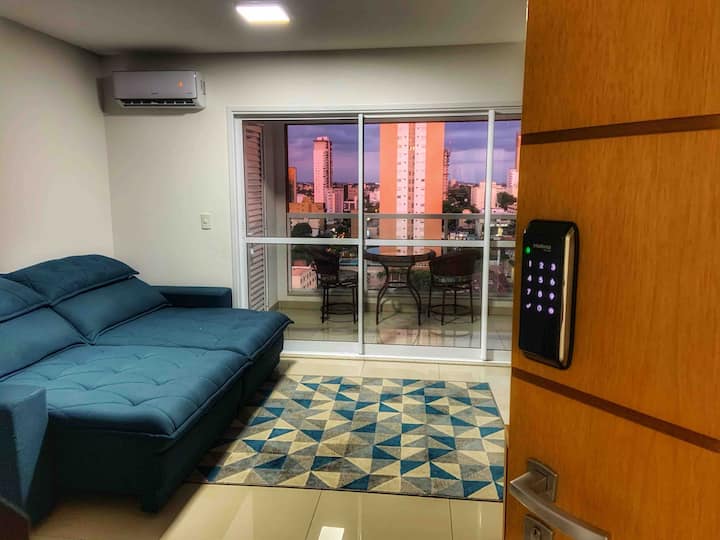 Beautiful 1 Bedroom Apt With Garage. - Goiânia