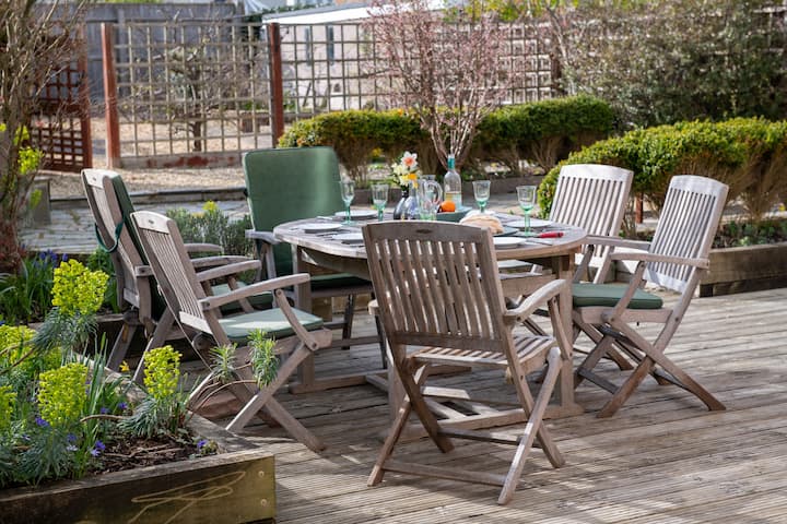 Sunny Garden Flat Near Stunning Beach - Southbourne