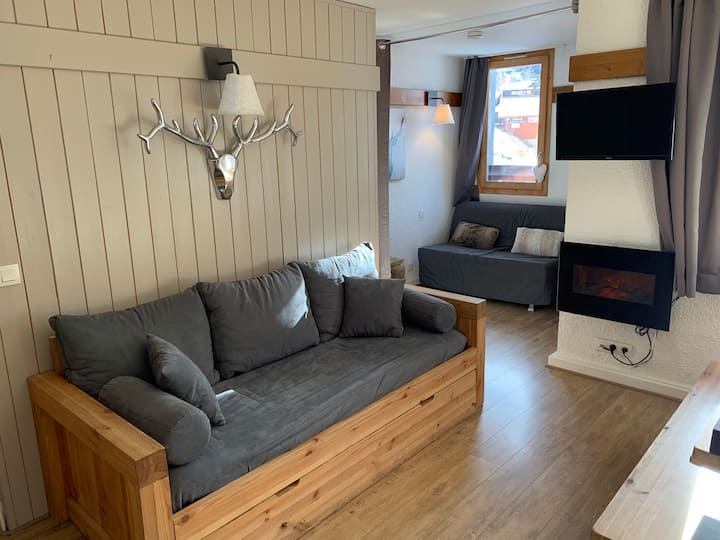 Appartement Chaleureux, Piscine Et Parking  Privé - La Plagne