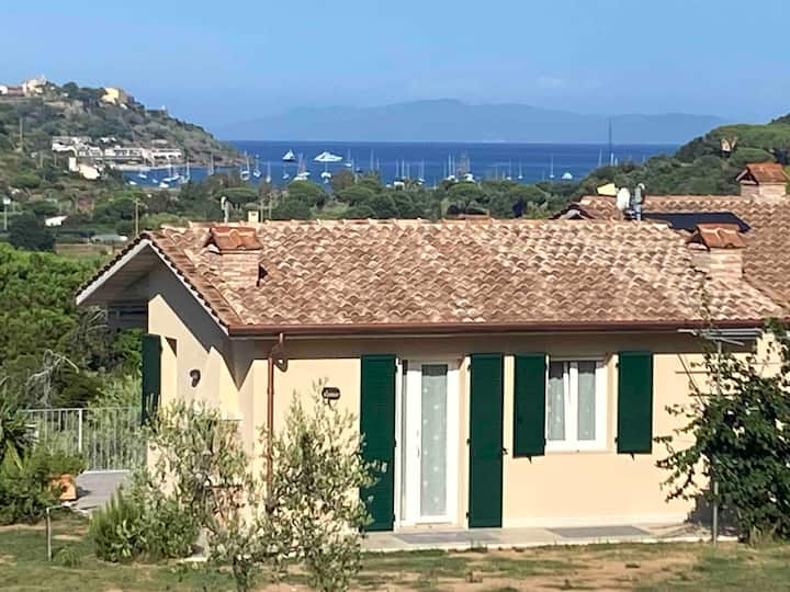 Casa Limoni Con Ampio Terrazzo Vista Mare E Camino - Elba