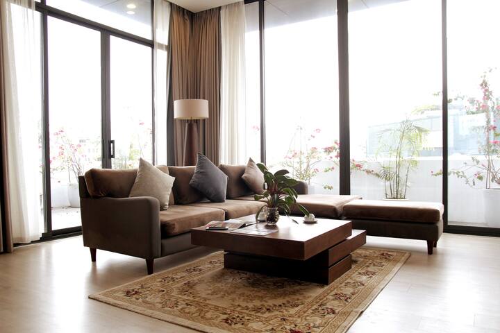 Luxurypenthouse/gym/elevator/big Balcony/hn Center - Hanoï
