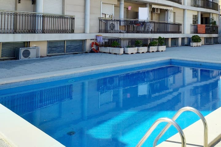 Céntrico Apt. 2 Hab, Piscina En S. C. De La Ràpita - Sant Carles de la Ràpita
