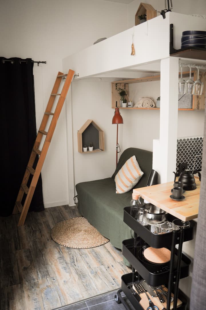 🌼 Le 8 🌼 Mini Studio Au Jardin De Ville - Grenoble