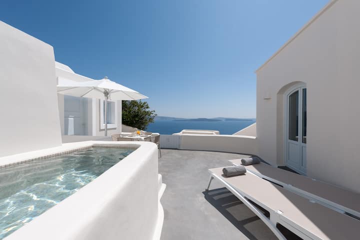 One Bedroom Villa With Hot Tub And Caldera View - Oia