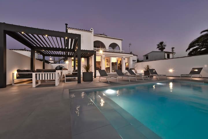 Sun Villa-exceptionnelle En Bordure Du Grand Canal - Empuriabrava