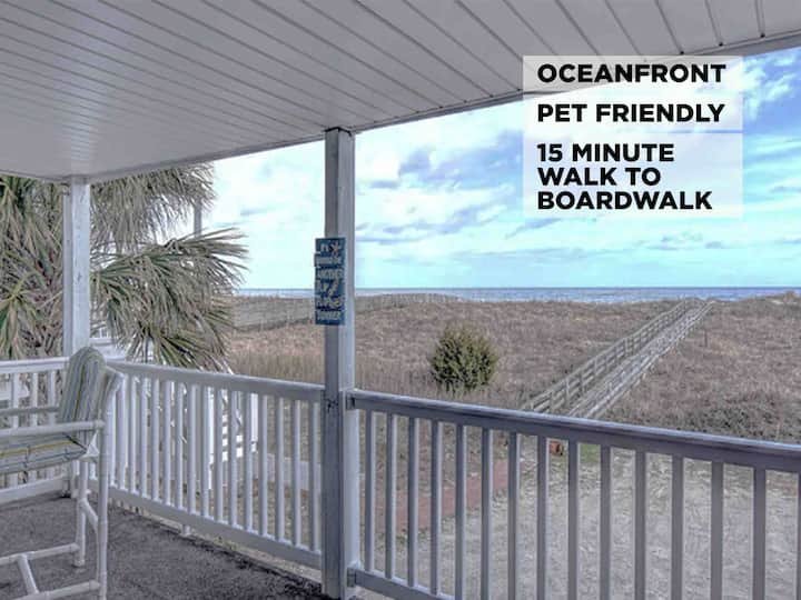 Oceanfront & Pet Friendly! 🏖 The Seagulls Nest 🌊 - Southport, NC