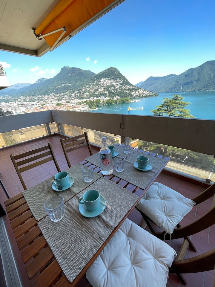 Encanto4: Centrale, Vista Lago, Parcheggio Incluso - Lugano