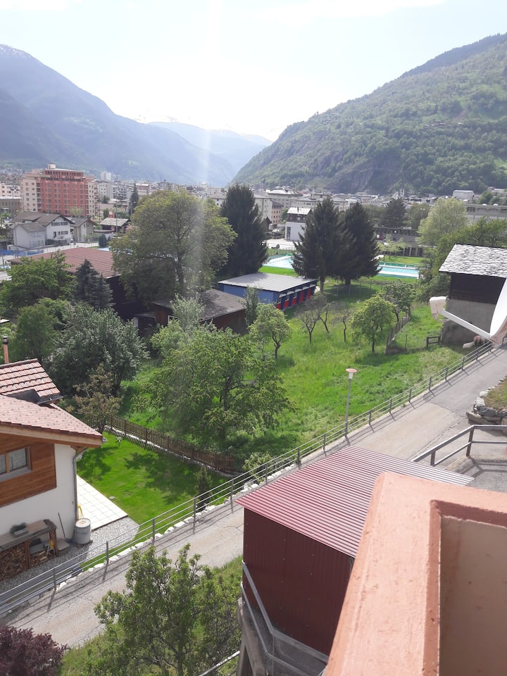 Studio Mit Schönem Sitzplatz Nr1. Für 1.person - Bettmeralp