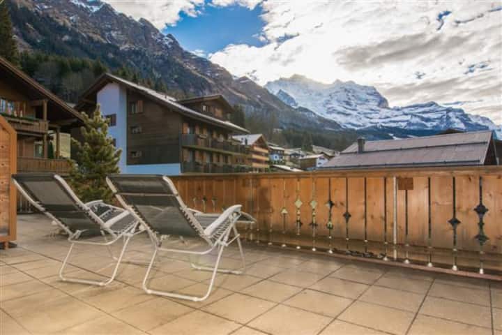 Gorgeous Mountain Home With Majestic View - Mürren