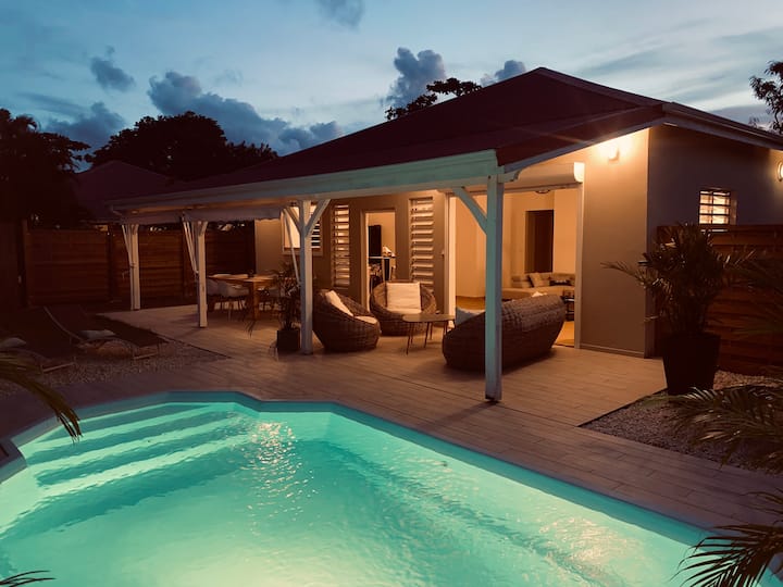 Villa Samathan 3 Ch Piscine Privée - Guadeloupe