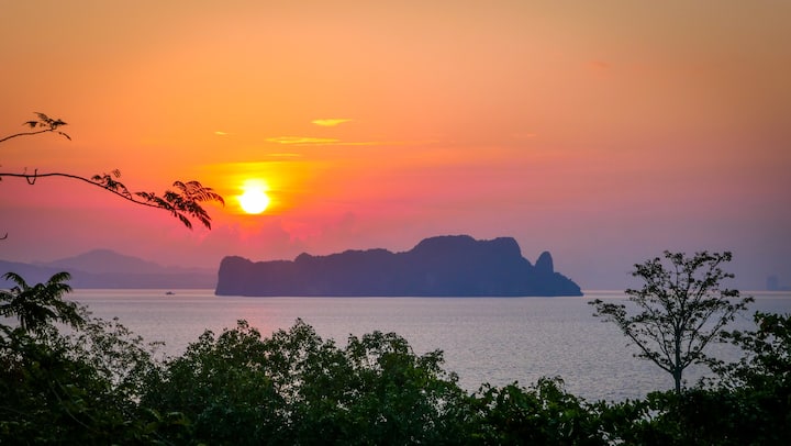 Villa Tropique Avec Vue Splendide Sur La Mer - Ko Yao Noi