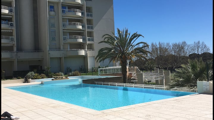 Charmant Deux Pièces Accès Direct à La Plage. - 주엉 레 빵