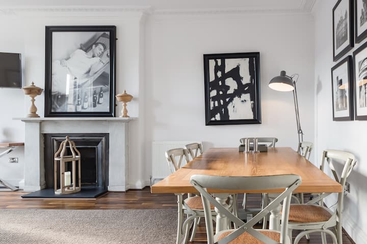 Re-imagined Flat In Georgian Architecture Townhouse - Edinburgh
