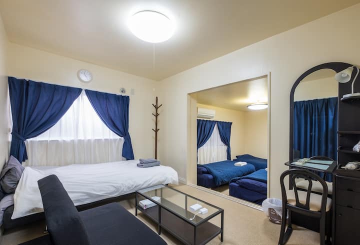 4ppl Apt Unlimited House Wifi/4min Walk Station - Osaka