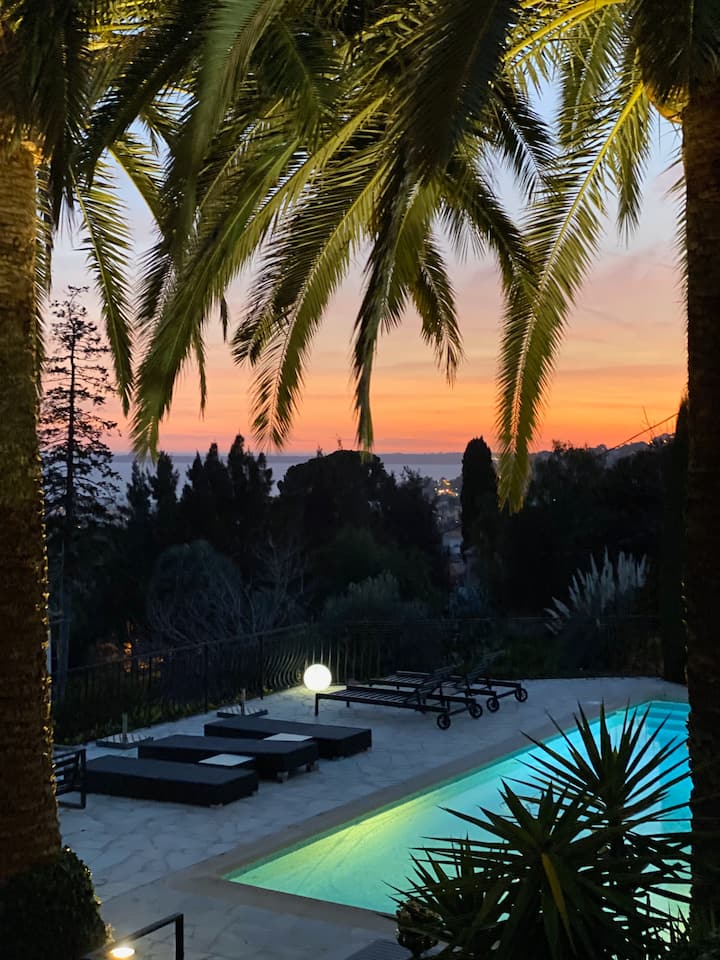 Villa Matin Clair Cannes- Côte D´azur Sea View - Cannes