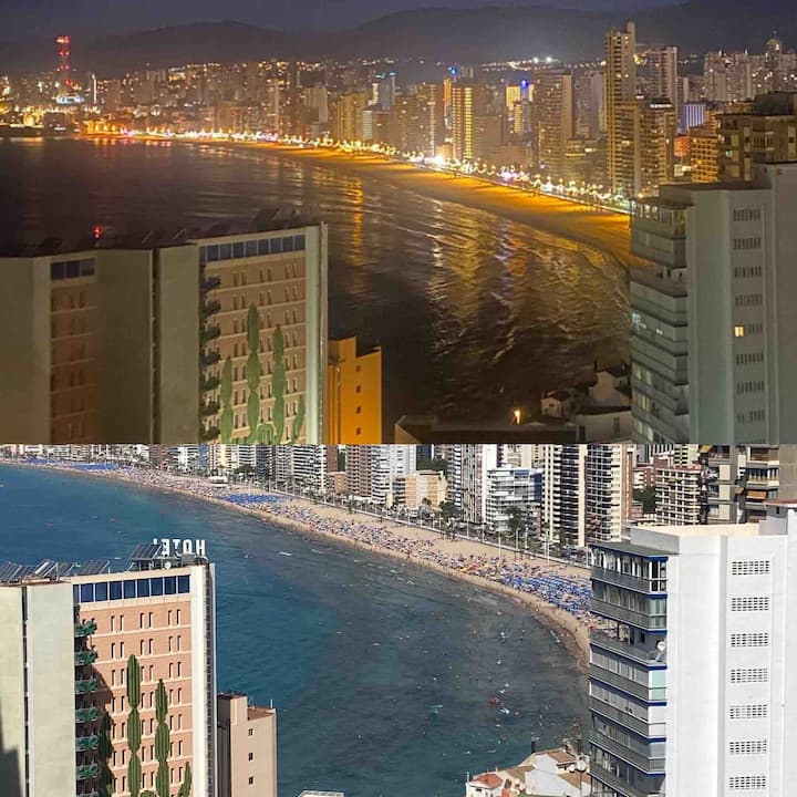 Espectaculares Vistas!wifi,parking, 2habit,ideal! - Benidorm