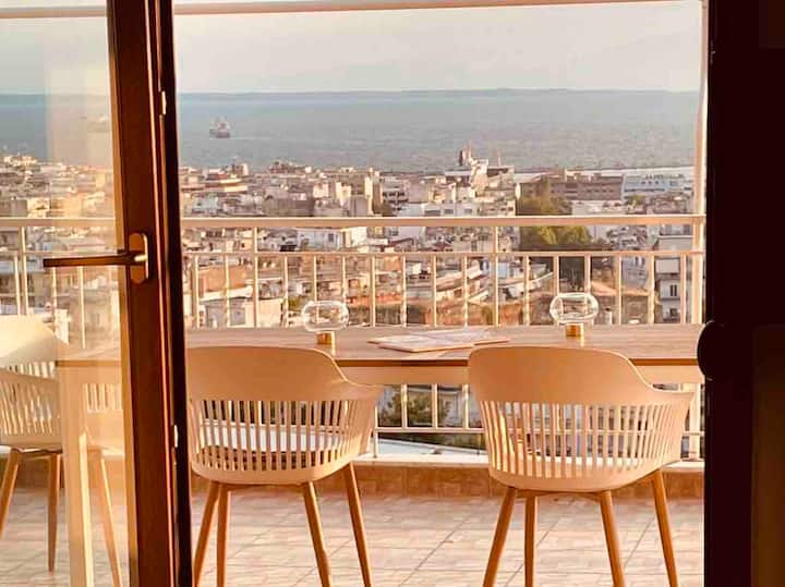 Panoramic City View Penthouse Nikopol - Thessalonique