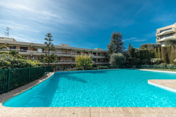 Agréable Studio Résidence Sécurisée Avec Piscine - Nizza