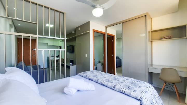 Loft Moderno E Aconchegante C/ Ar No Centro De Bh - Belo Horizonte