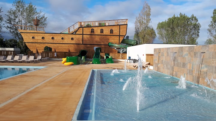 Mobilhome Cosy, Terrasse Couverte, Parcelle 140m2 - La Tranche-sur-Mer