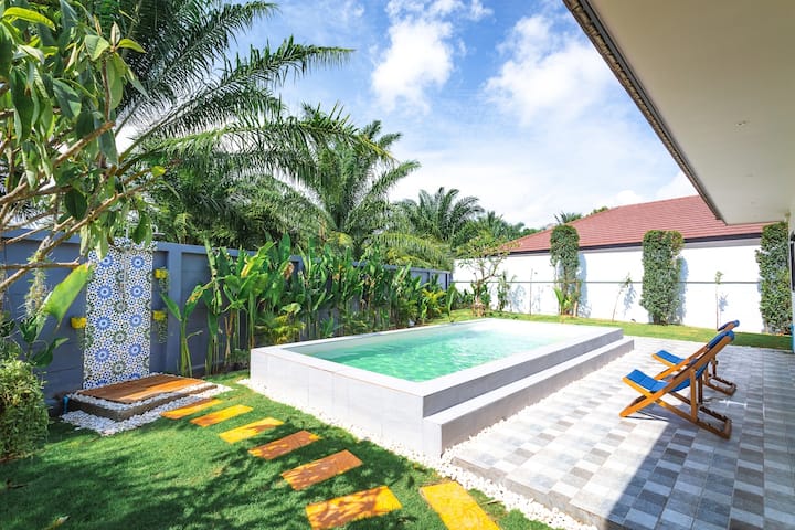 Tropical Flamingo Private Pool Villa 3br Near Yamu - Phuket