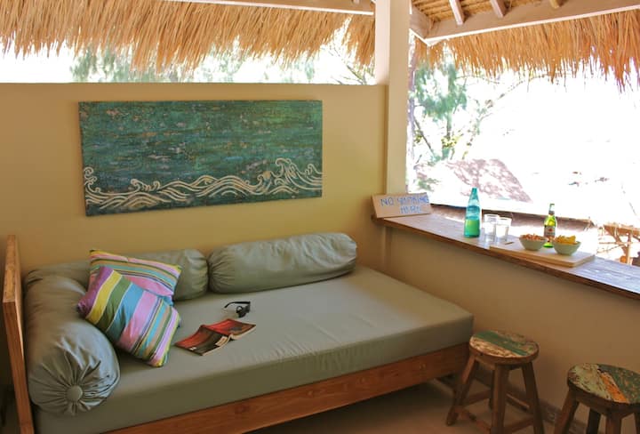 Gili T Beachfront Yin1seaview 5 Mins From Harbour - Gili Islands