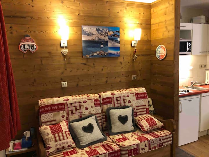 Val Thorens. Studio Plein Sud. Cœur Station - Saint-Martin-de-Belleville