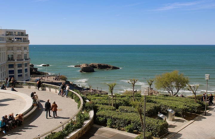 Biarritz Studio Vue Mer Parfaite Et Hyper Centre - Biarritz