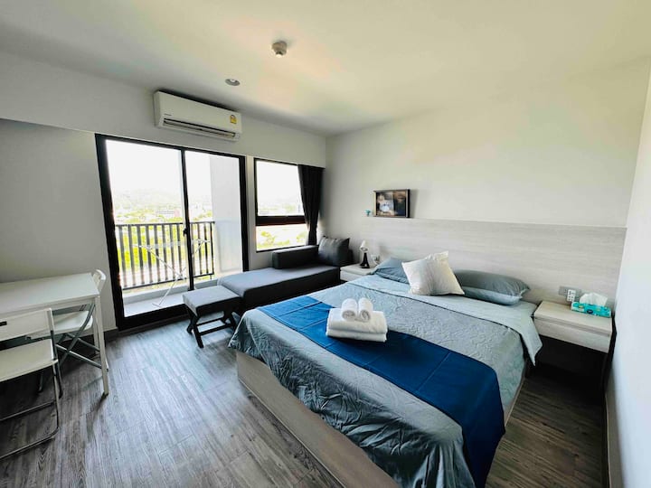 Mountain View Studio Near Mall&beach W/laundry Tv - Hua Hin