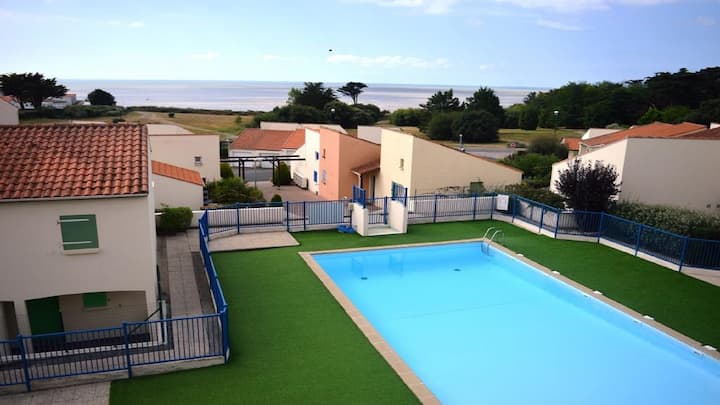 Appartement Charmant Face Mer Et Piscine - La Bernerie-en-Retz