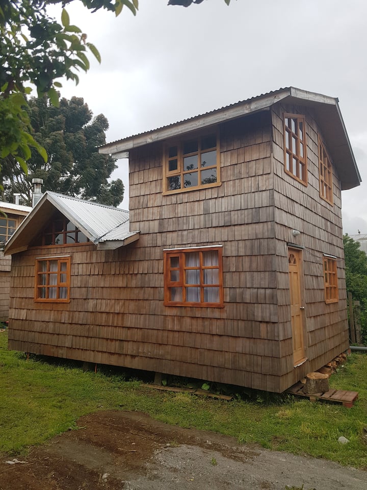 Cabaña Vive-chiloe. Fiura. Máx. 5 Personas. - Dalcahue
