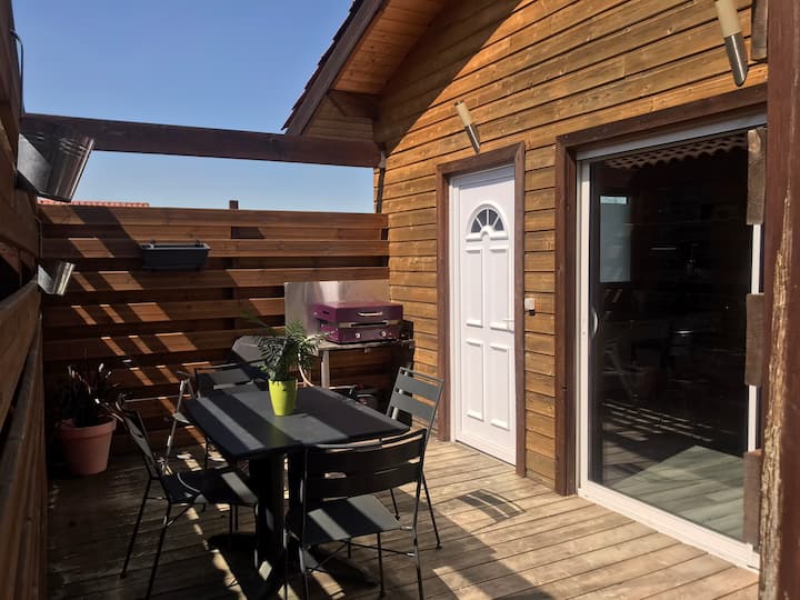 Chalet Individuel De 30m2 Avec Mezzanine. - Biscarrosse