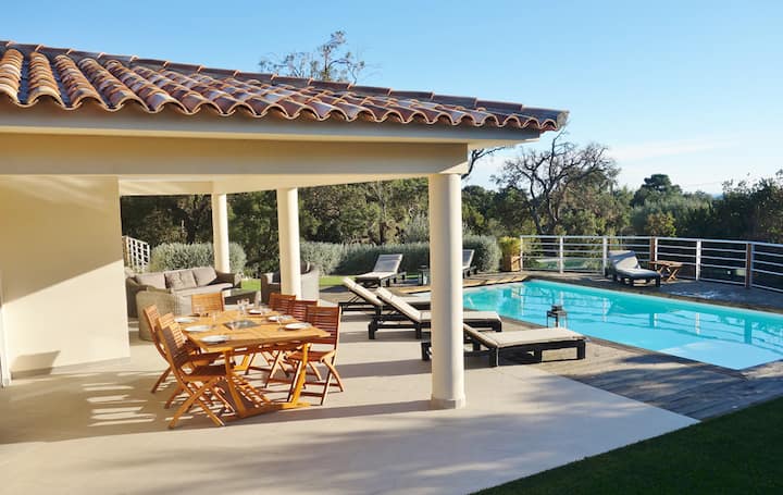 Villa Vardiola, Plage à Pieds, Piscine Chauffée - Sainte-Lucie de Porto-Vecchio