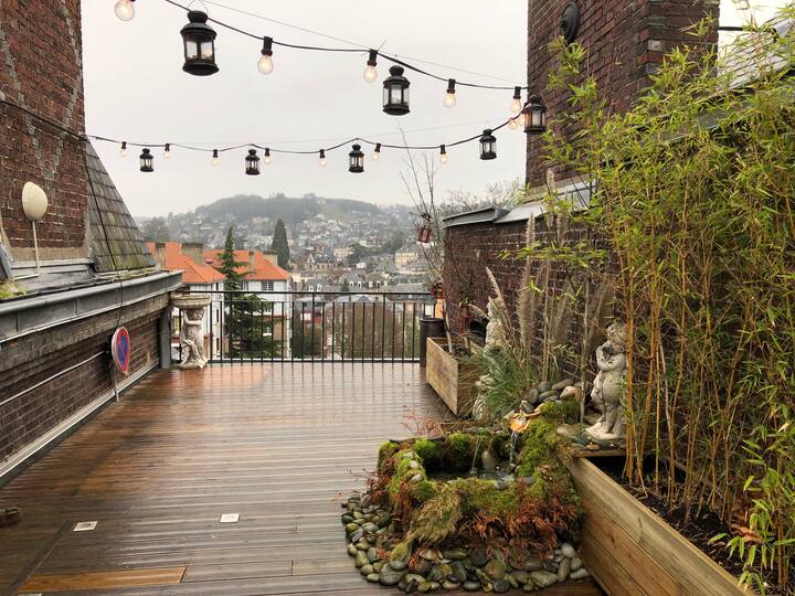 40m2, 2min De La Gare, Parking Privé Et Terrasse. - Rouen