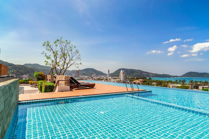 Spacious Modern Apartment @Patong - 500m - Patong Beach