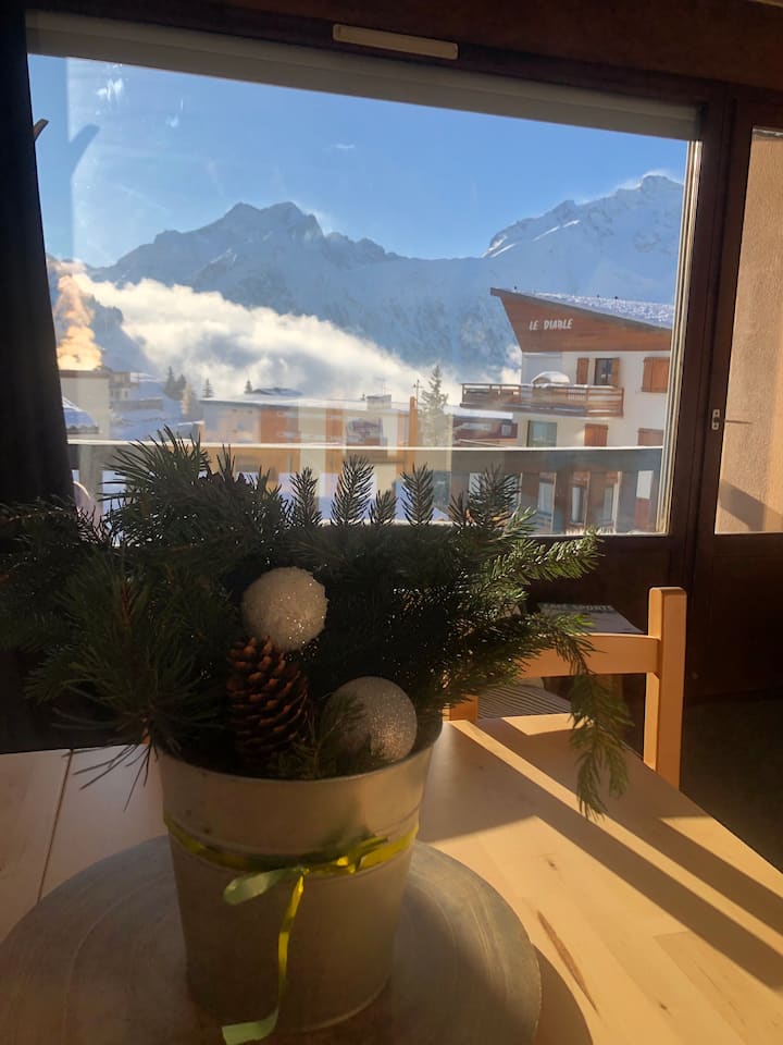 Cozy Apartment.balcon Sud.centre A Pied - Les Deux Alpes