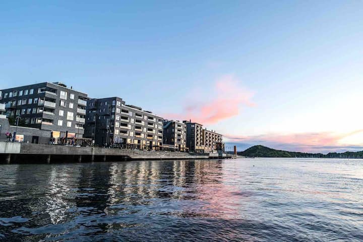 Seafront Apartment With Balcony - Prime Location - Oslo