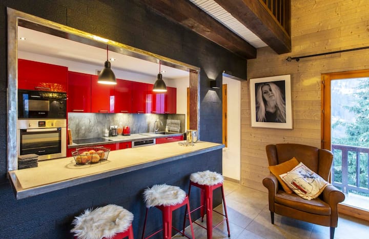 Bel Appartement 9p 200m Des Pistes Cret Du Merle - La Clusaz