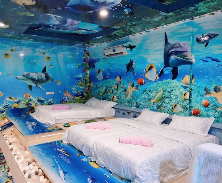 Lumut Sitiawan  Teluh Batik Marina Island 海底世界海洋主题 - Lumut
