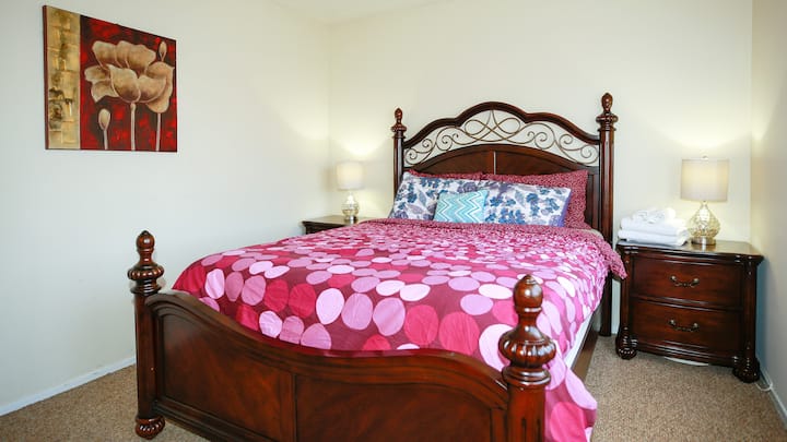 洛杉矶舒适2房 度假屋联排别墅整租(罗兰岗华人区中心 - La Habra, CA