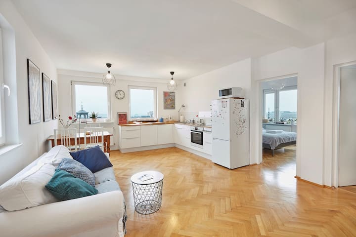 Best 3-side View 60m2 Apt :Metro^netflix^loggia - Varsovie