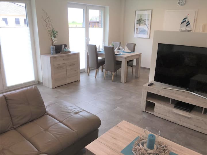 Ferienwohnung Seeigel Mit Sauna Direkt Am Deich - Butjadingen