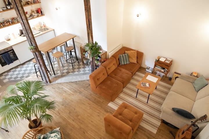 Loft Au Bord Du Canal St Martin - Parc de la Villette
