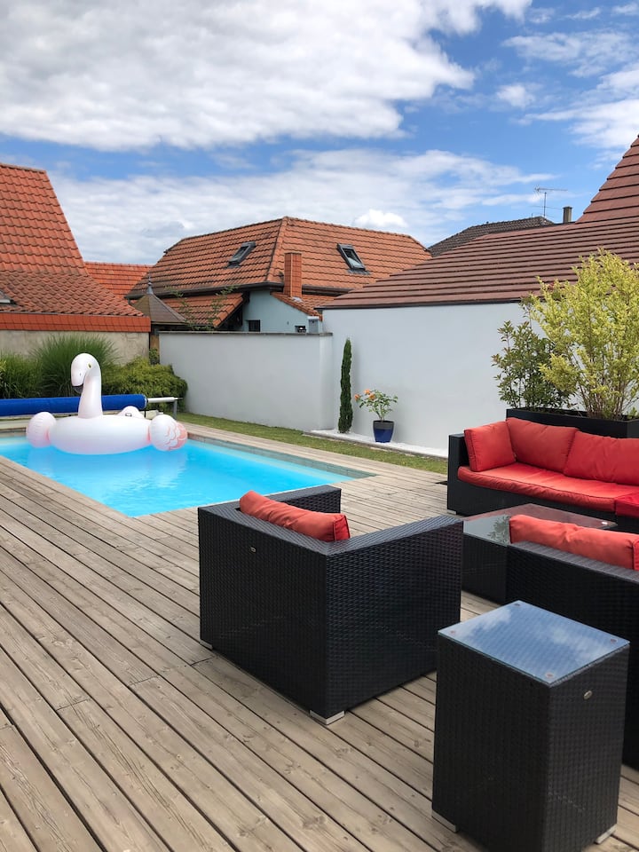 Maison D’architecte Avec Piscine - Riquewihr
